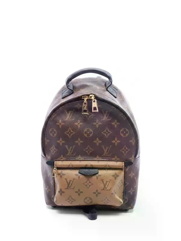LOUIS VUITTON 2016 Palm Springs Monogram Backpack - Brown