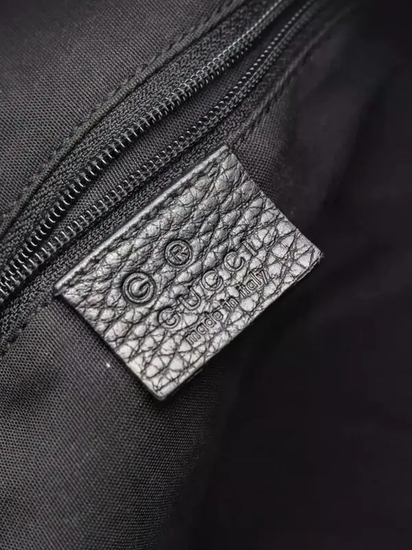 Gucci Abbey Monogram Shoulder Bag - Black