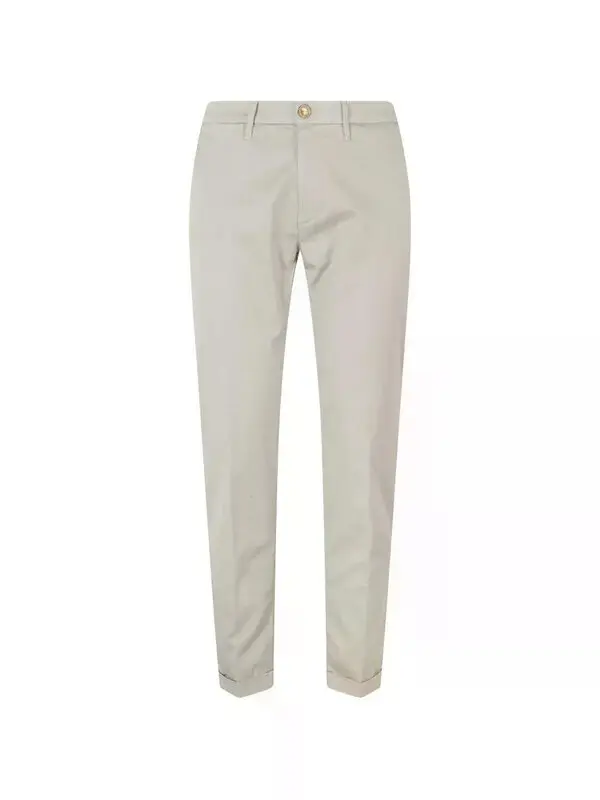 RE-HASH Turn-up Chino Trousers - Neutrals