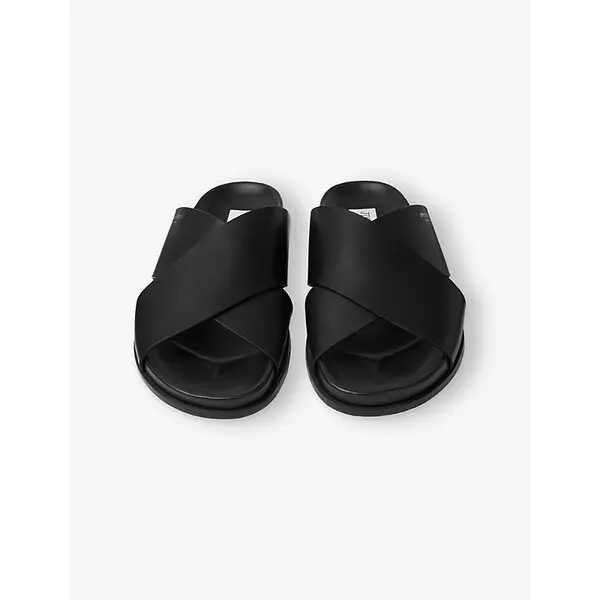 JIMMY CHOO Sol Leather Slides