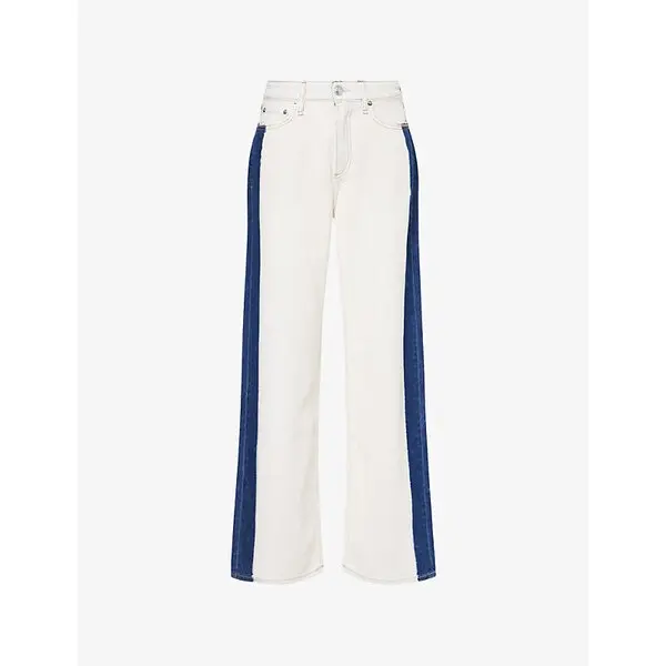 Rag & Bone Logan Wide-leg Denim Jeans - Dkbleach