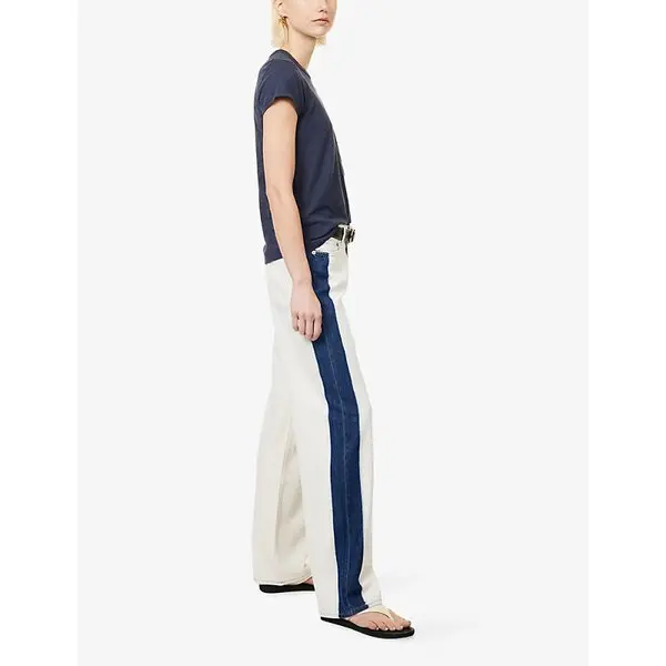 Rag & Bone Logan Wide-leg Denim Jeans - Dkbleach