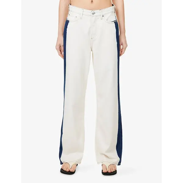Rag & Bone Logan Wide-leg Denim Jeans - Dkbleach