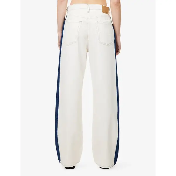 Rag & Bone Logan Wide-leg Denim Jeans - Dkbleach