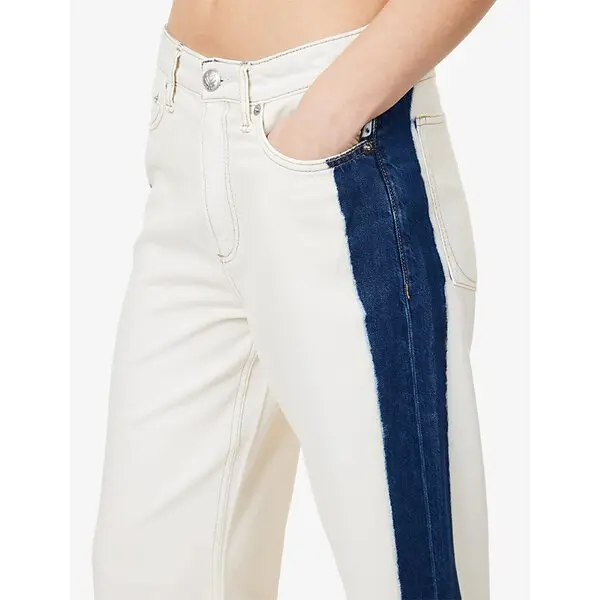 Rag & Bone Logan Wide-leg Denim Jeans - Dkbleach