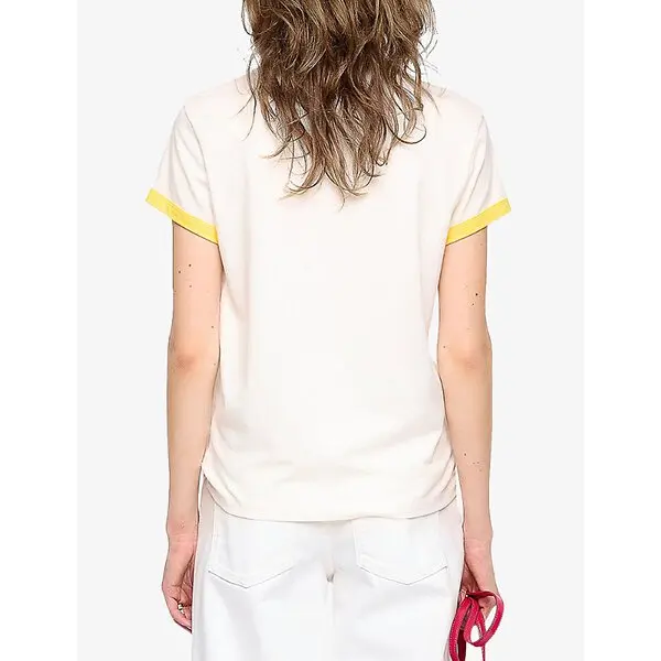 Zadig&Voltaire Branded Print Cotton-jersey T-shirt - Judo
