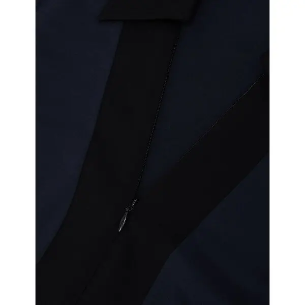 REISS Colour-block Stretch-knit Polo