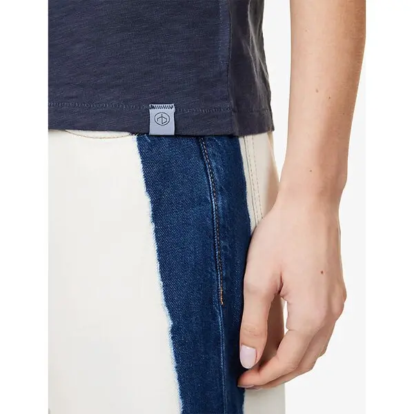 Rag & Bone Slub Round Neck Cotton T-shirt - Salute