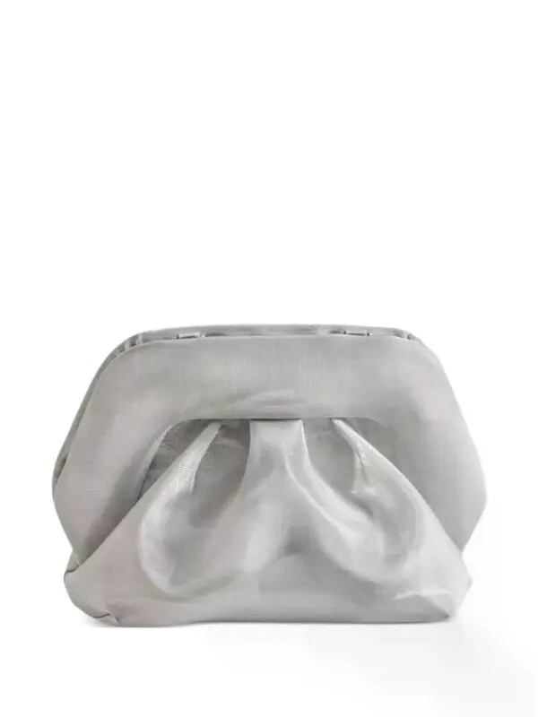 THEMOIRE Ruched Detail Clutch Bag