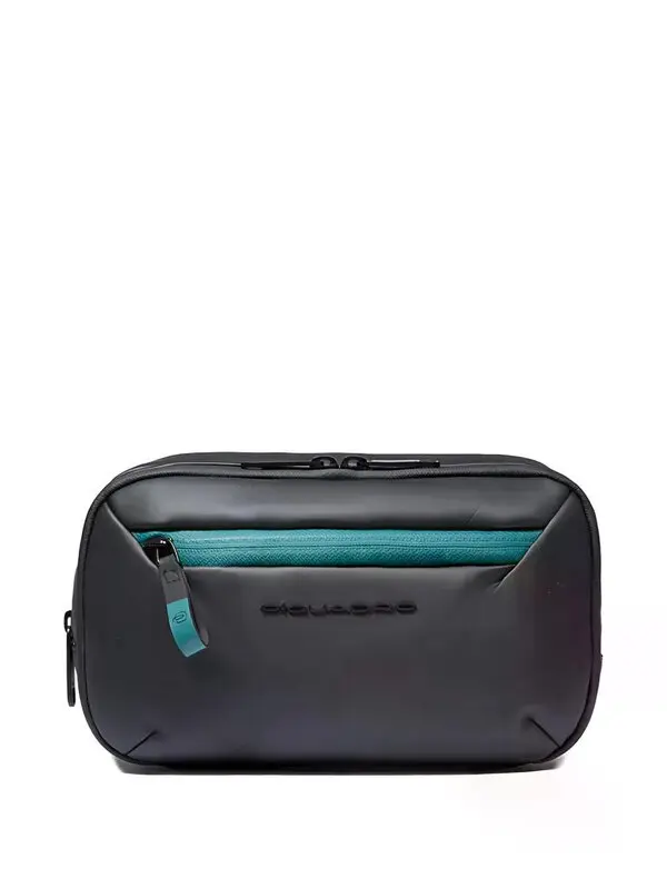PIQUADRO Water-resistant Toiletry Bag - Black