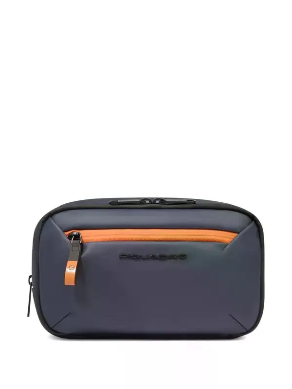 PIQUADRO Water-resistant Toiletry Bag - Blue