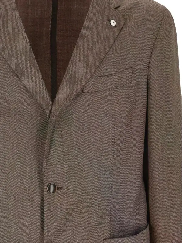 L.B.M. 1911 Herringbone-weave Blazer