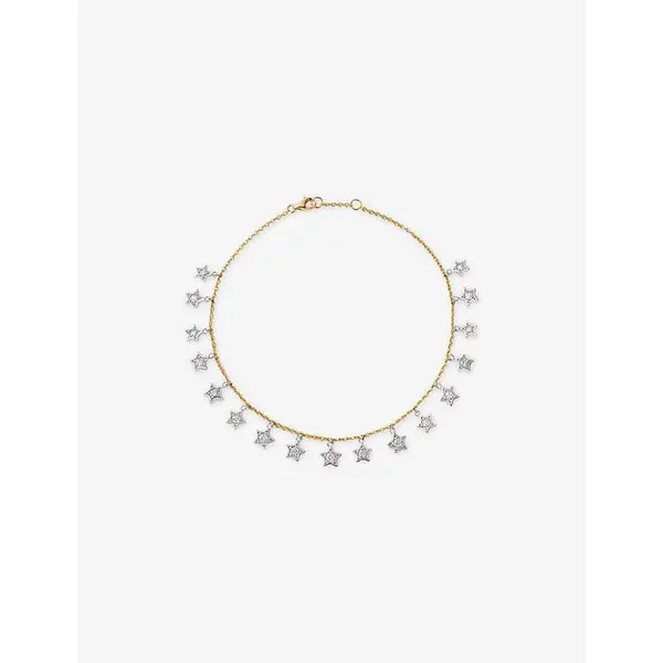 ROXANNE FIRST Star Constellation Diamond Anklet - Mixed