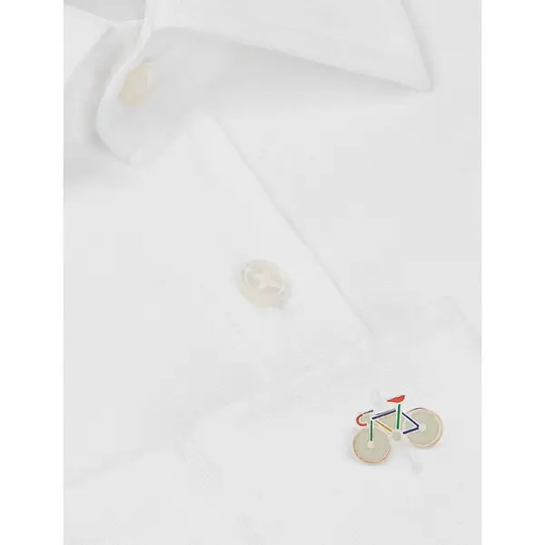 Paul Smith Engraved-logo Bicycle Copper-and-zinc Cufflinks