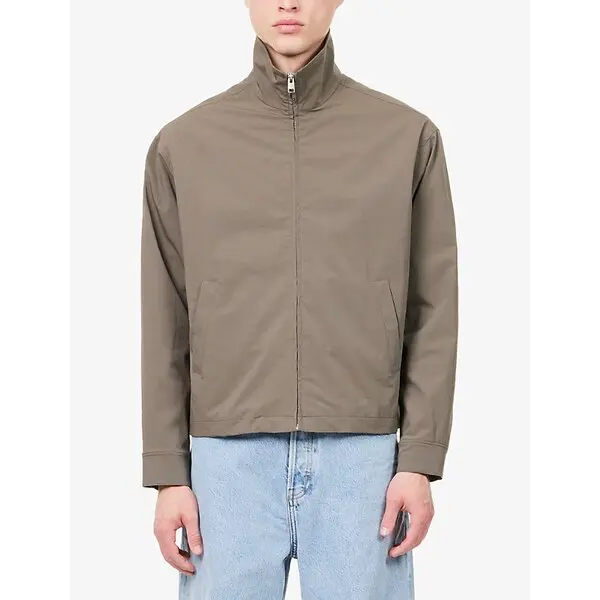 FRAME Funnel Neck Zip Jacket