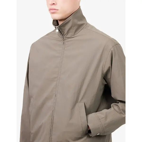 FRAME Funnel Neck Zip Jacket
