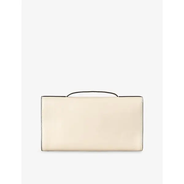 Mulberry Lily Leather Clutch Bag With Postman's Lock