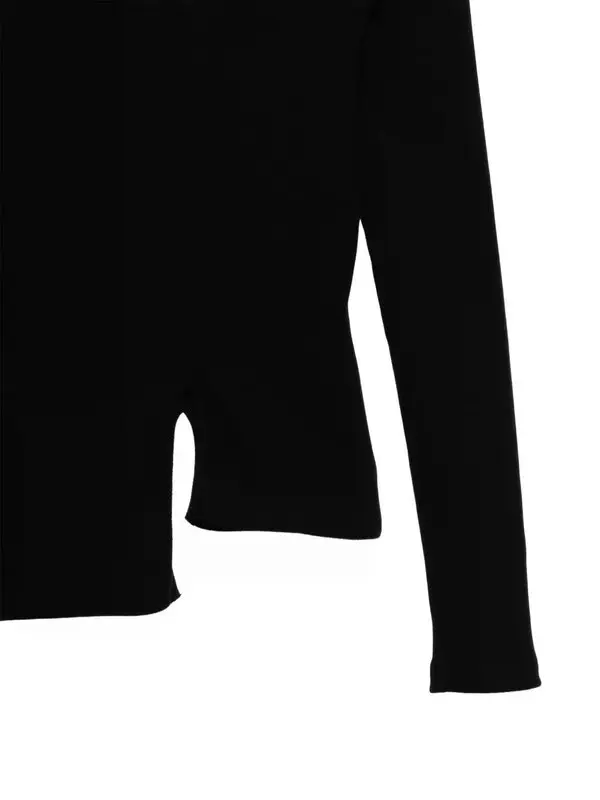 LIMI FEU Asymmetric Neck Long Sleeve T-shirt