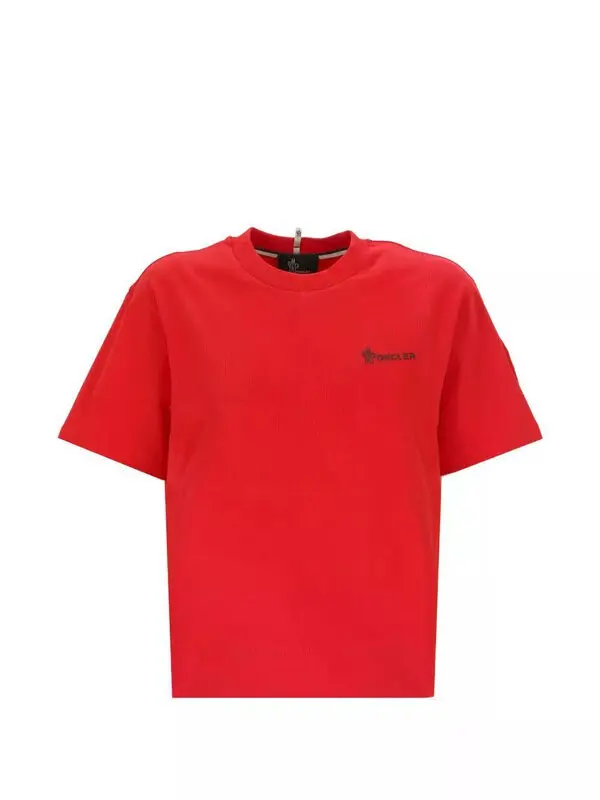 Moncler Logo Print T-shirt - Red