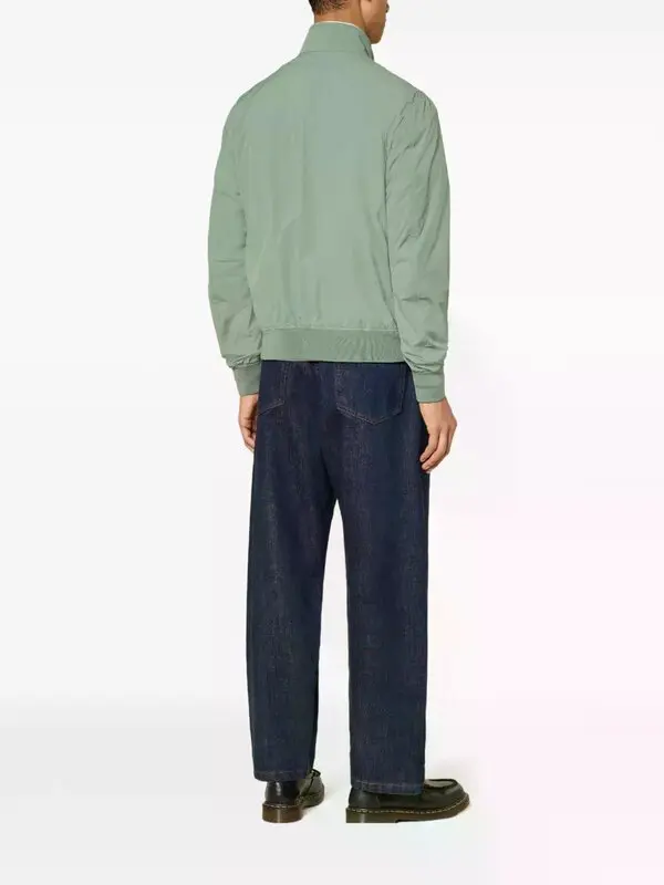 BLAUER. Logo-patch Zip-up Jacket