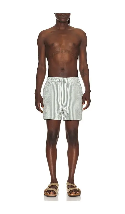Onia Charles 4 Swim Trunk - Green