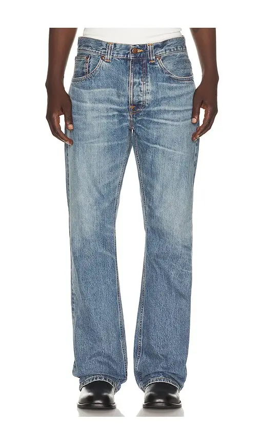 Nudie Jeans Regular Alf Silver Tracks Jeans - Blue