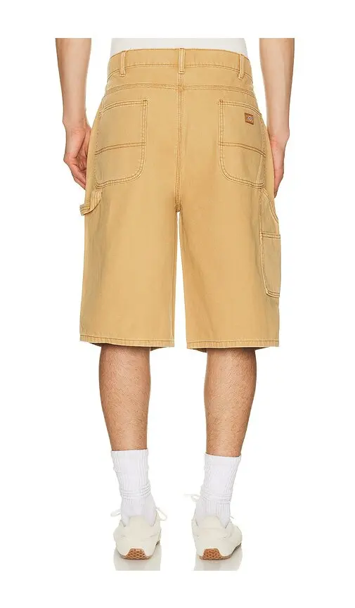 Dickies Worn In Relaxed 13 Carpenter Shorts - Brown