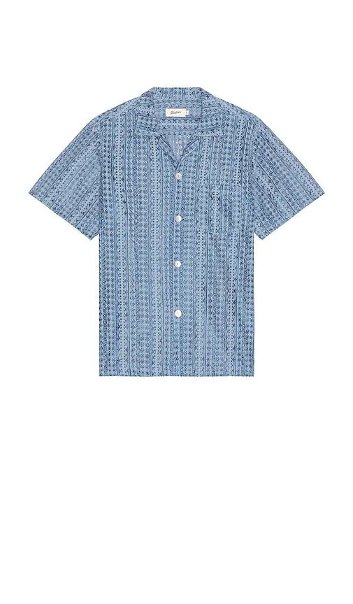 BATHER Tide Gonzo Lace Camp Shirt In . Also