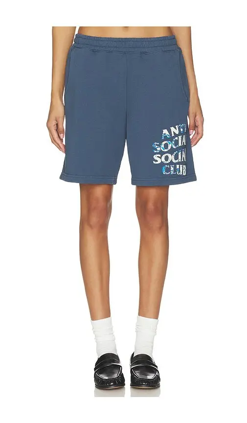 ANTI SOCIAL SOCIAL CLUB Boro Wave Shorts - Blue