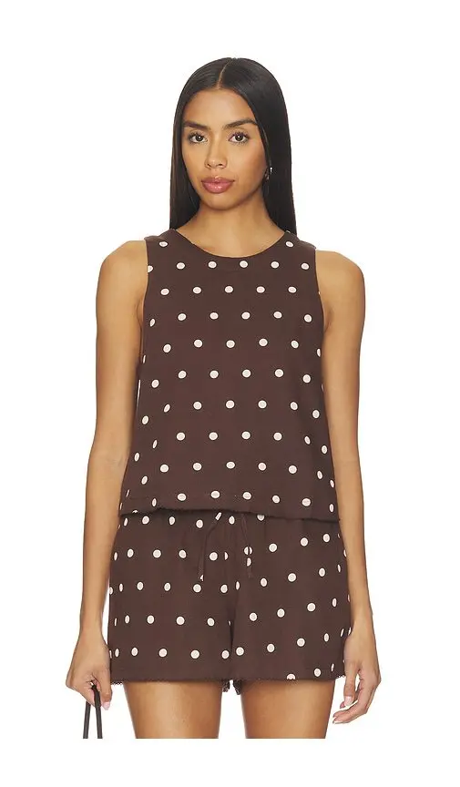 Beach Riot Dollie Sleeveless Top - Brown