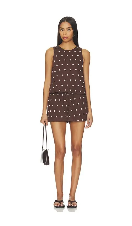 Beach Riot Dollie Sleeveless Top - Brown