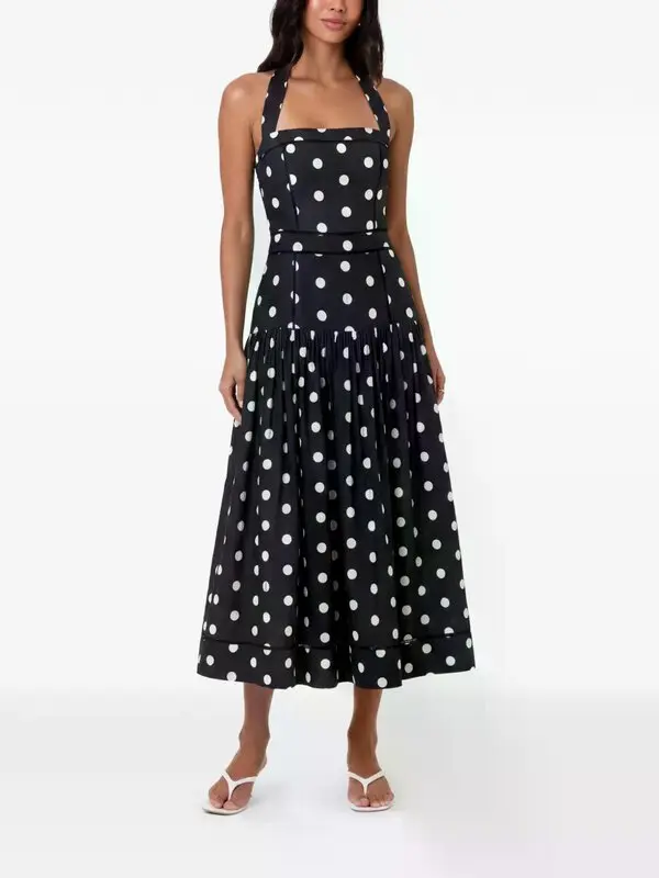 NICHOLAS Vivianne Midi Dress - Black