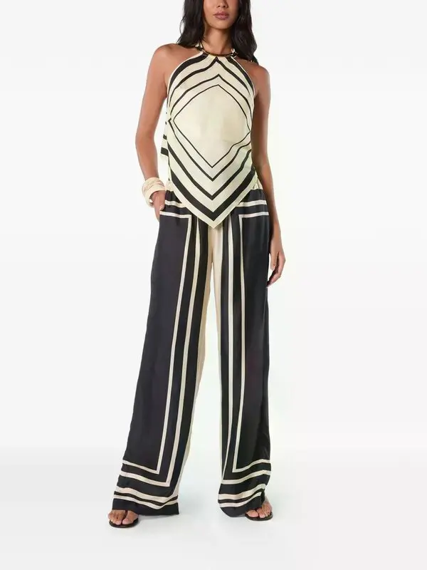 NICHOLAS Skye Halterneck Top - Neutrals