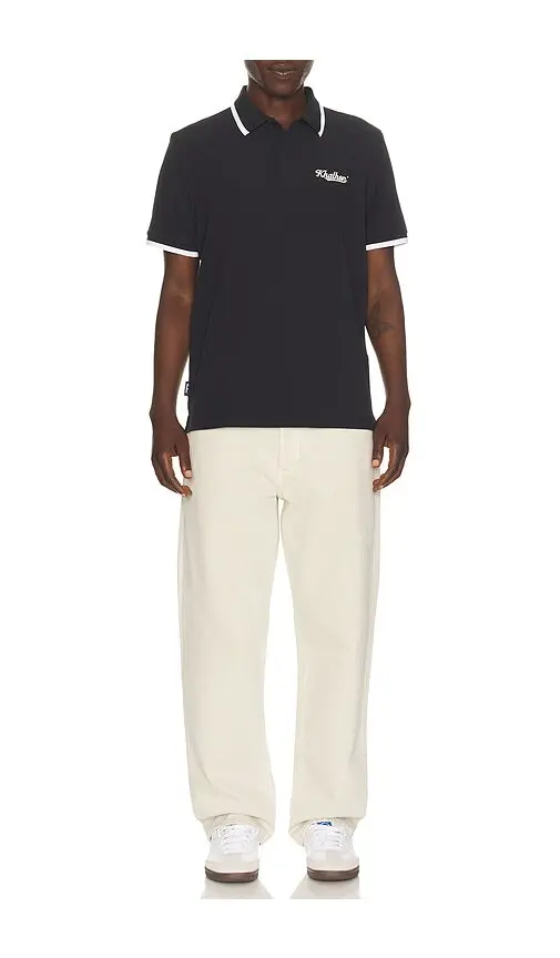 KHALHON Short Sleeve Performance Polo In . Also