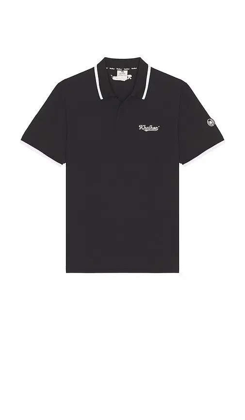 KHALHON Short Sleeve Performance Polo In . Also