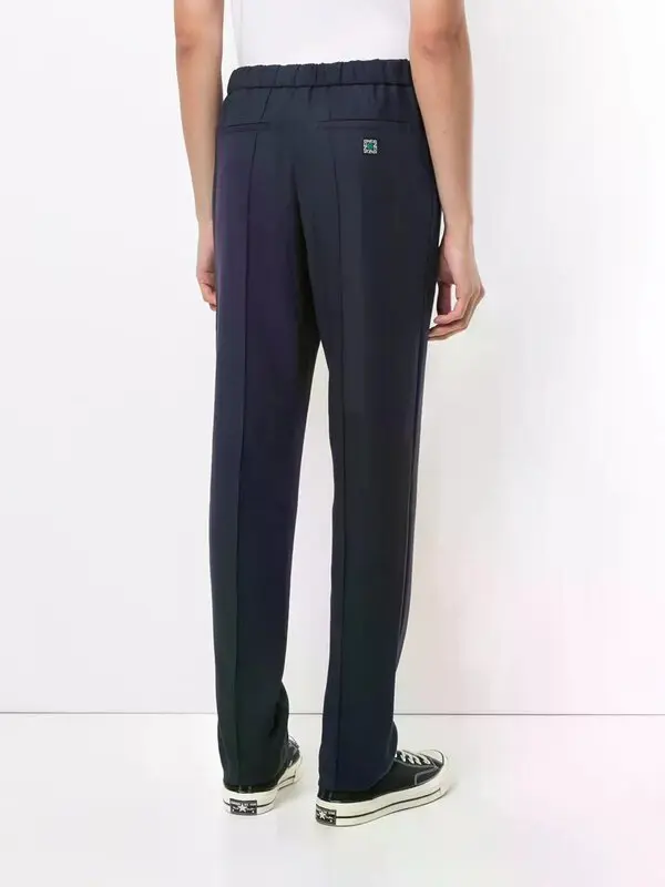 Kenzo Piped-trim Drawstring Waist Trousers