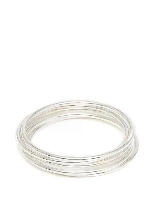 SOPHIE BUHAI Kaya Set Of Five Sterling Bracelets - Silver
