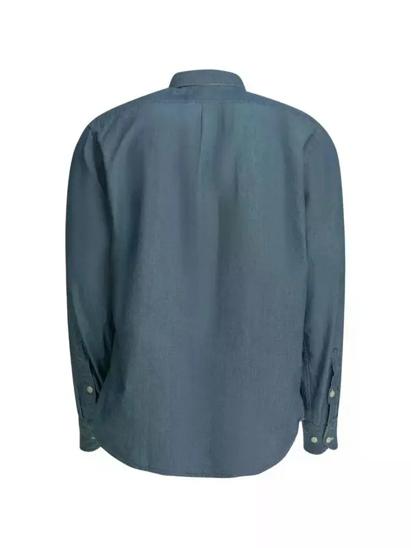 B.D.BAGGIES Chest-pocket Denim Shirt - Blue