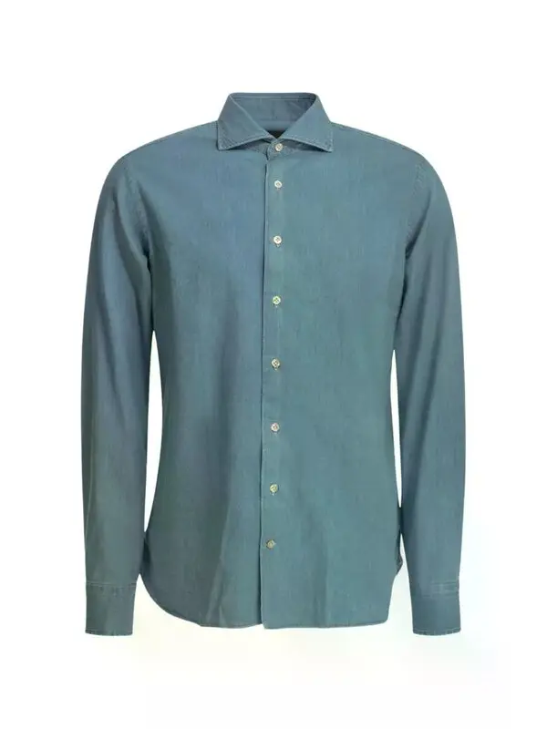 BORRIELLO NAPOLI Cotton Denim Shirt