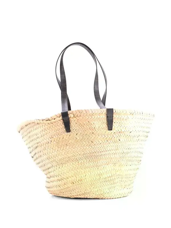 Celine Triomphe Raffia Large Shoulder Bag