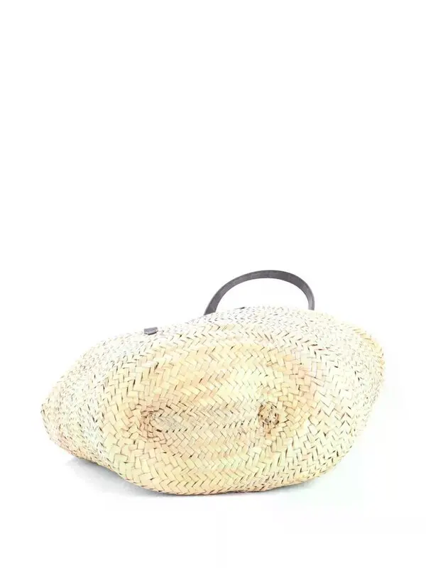 Celine Triomphe Raffia Large Shoulder Bag