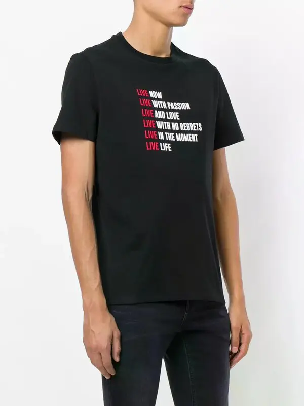 Neil Barrett Slogan Print T-shirt