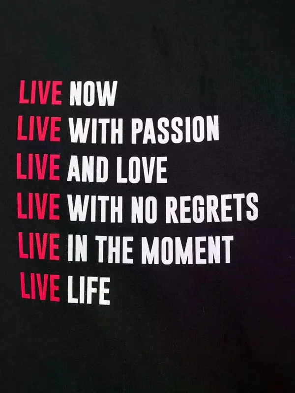 Neil Barrett Slogan Print T-shirt