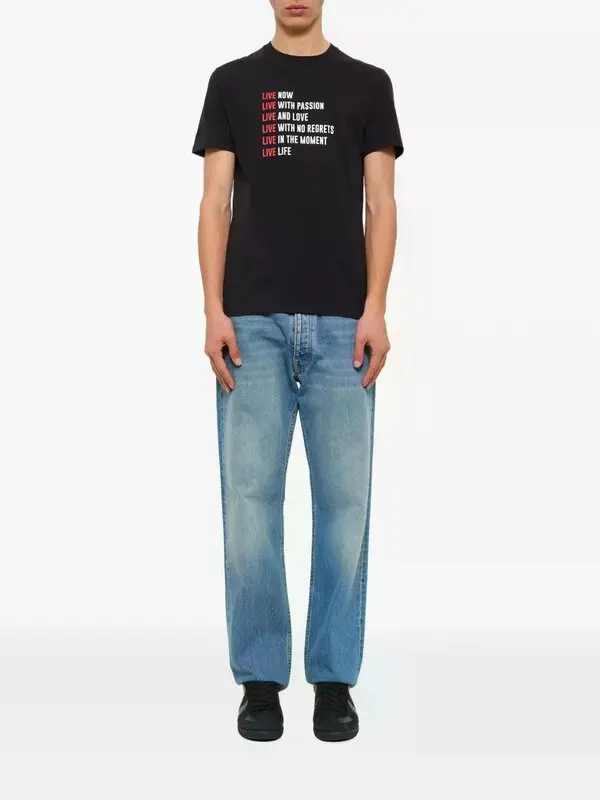 Neil Barrett Slogan Print T-shirt