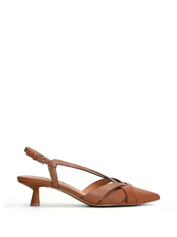 BIBI LOU Nolia Strappy Pointed-toe Pumps - Brown