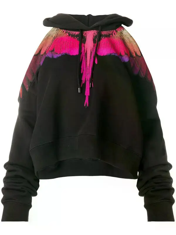 COUNTY OF MILAN Cropped Wings Hoodie