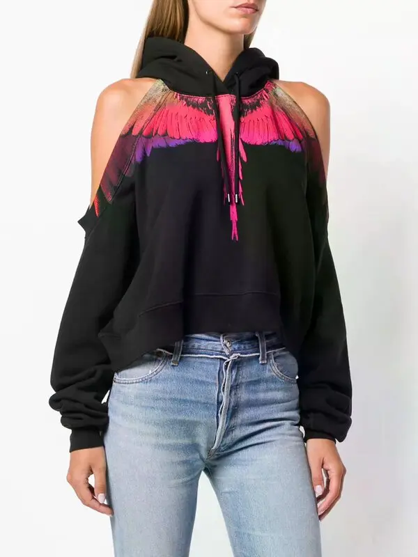 COUNTY OF MILAN Cropped Wings Hoodie