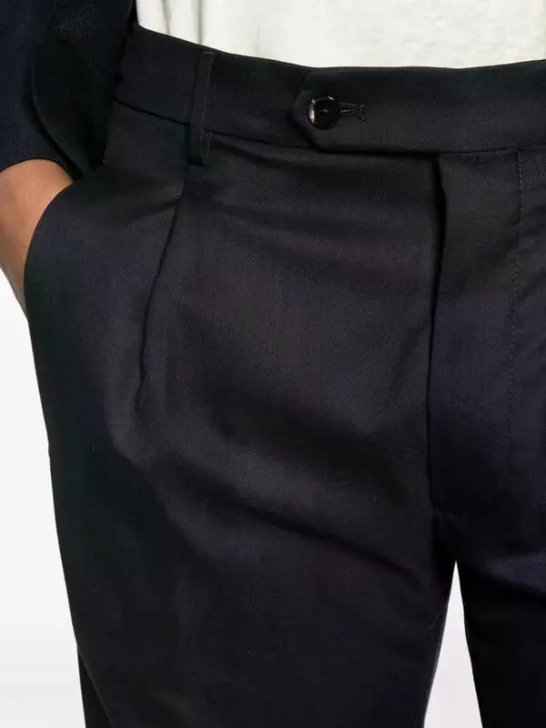 BERWICH Pleated Tapered Trousers