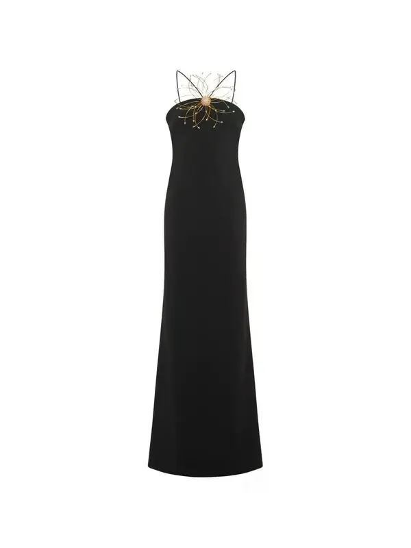 TALLER MARMO Jacqueline Open-back Maxi Dress - Black