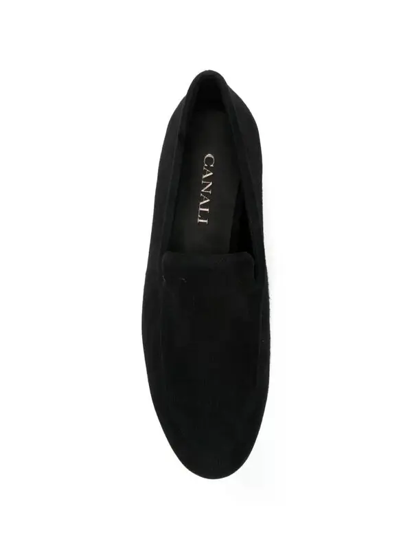 Canali Herringbone-pattern Loafers